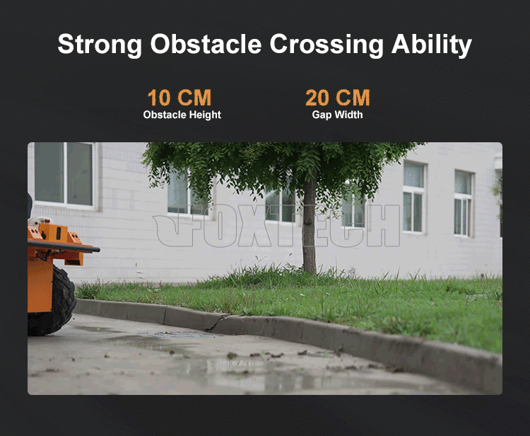 FOLO-300 4WD Automatic Wheeled Following Robot 300KG Heavy-Duty Chassis